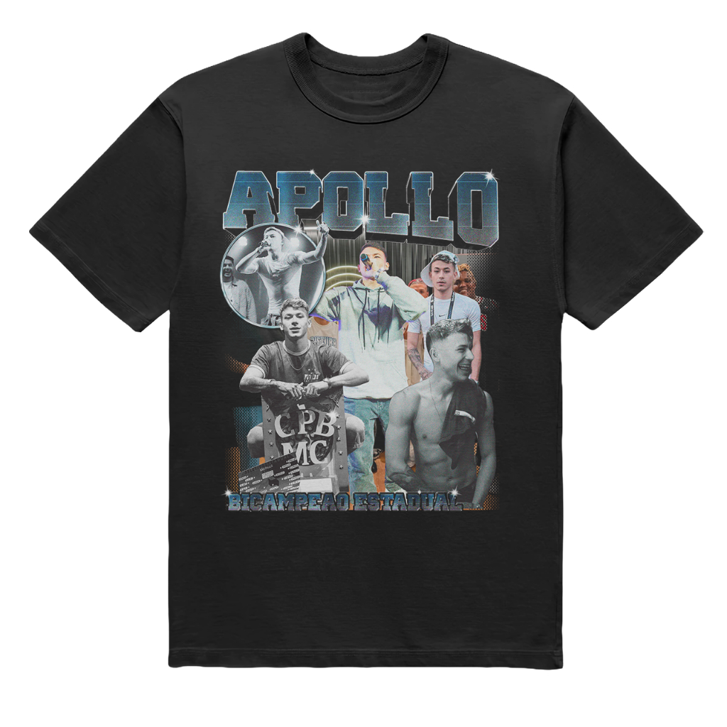 Camiseta Apollo MC Bicampeão Do Estadual Unissex P Sair Streetwear ...