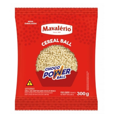 Chocolate Power Ball Micro Sabor Chocolate Branco 300g | Shopee Brasil