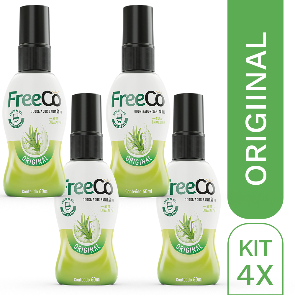FreeCô Original 60ml - Kit com 4 | Shopee Brasil