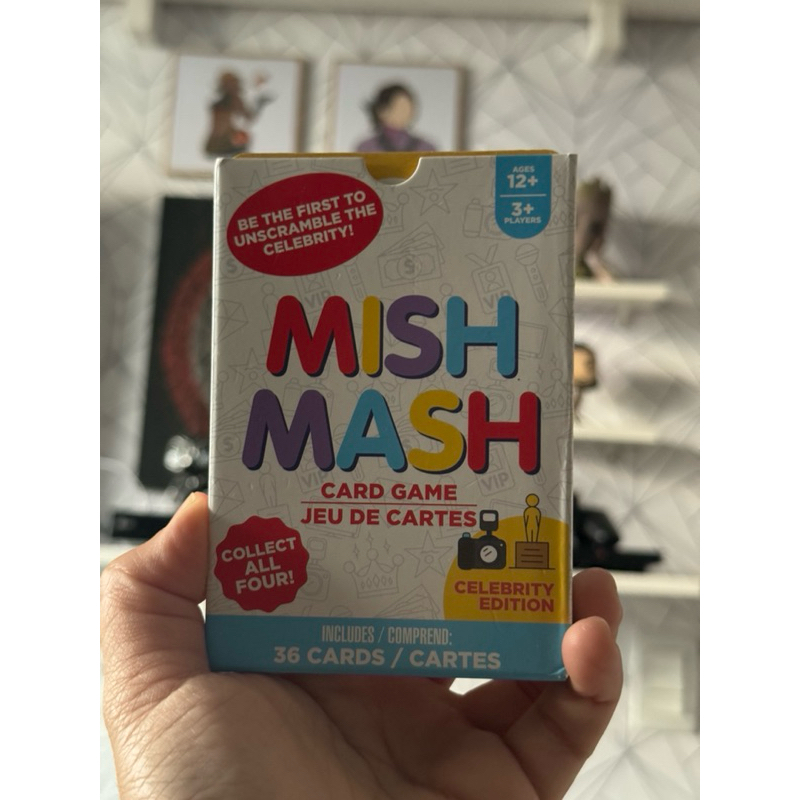 Jogo de cartas Mish Mash Edição Celebridades Cantores, Atores, Artistas ...