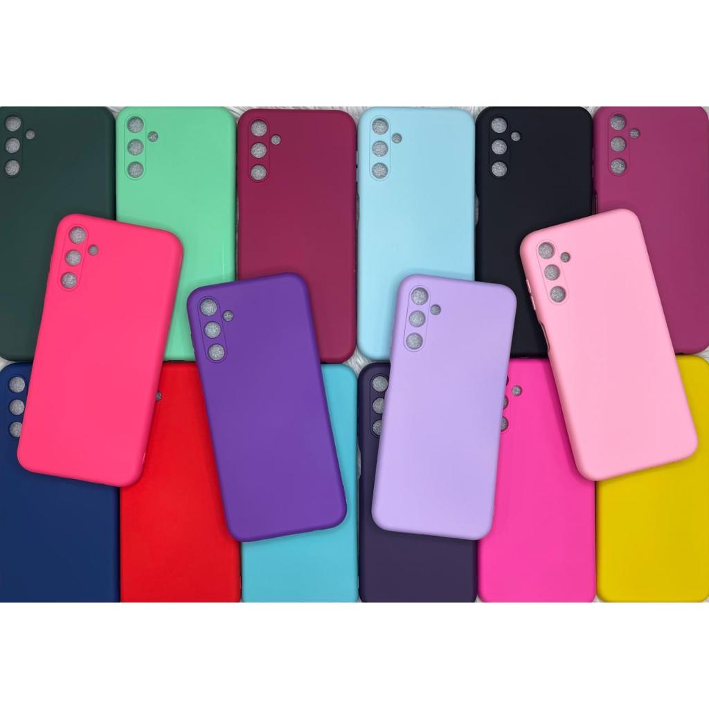 Kit Protetora Capa de Celular - M14 5G - Samsung Silicone Aveludado Capinha Case | Shopee Brasil