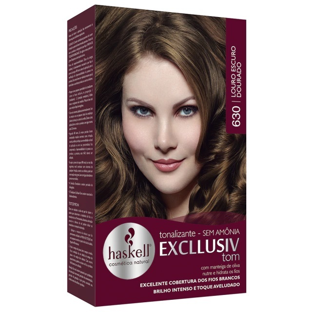 Tonalizante Excllusiv Tom Haskell-630 Louro Escuro Dourado | Shopee Brasil