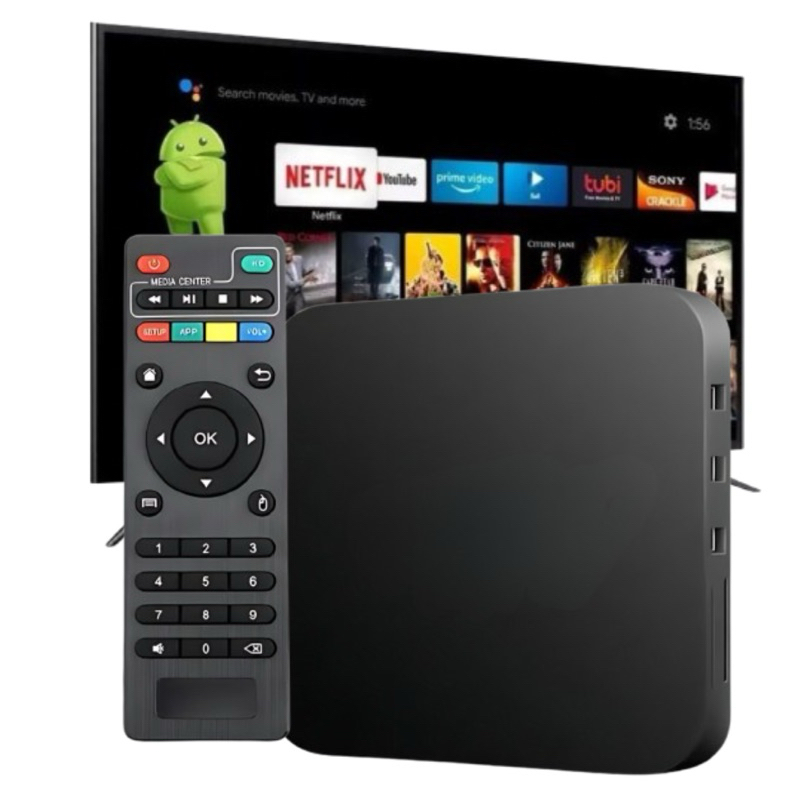 Smart TV Box Completo Android 12.1 4K HDMI Transforma Sua TV em Smart Google Play YouTube ...