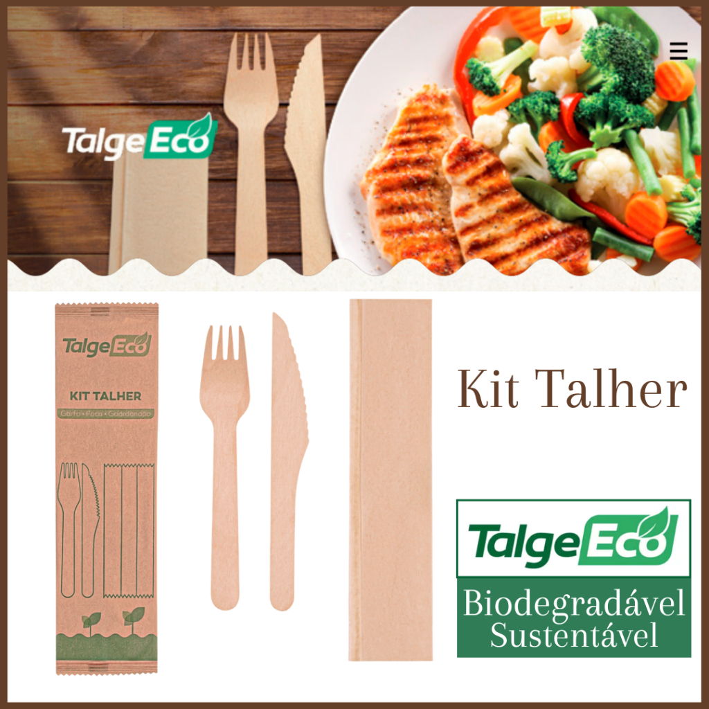 25 | 50 | 75 | 100 | Kit Talher | Garfo Faca Guardanapo 16cm - Talge ...