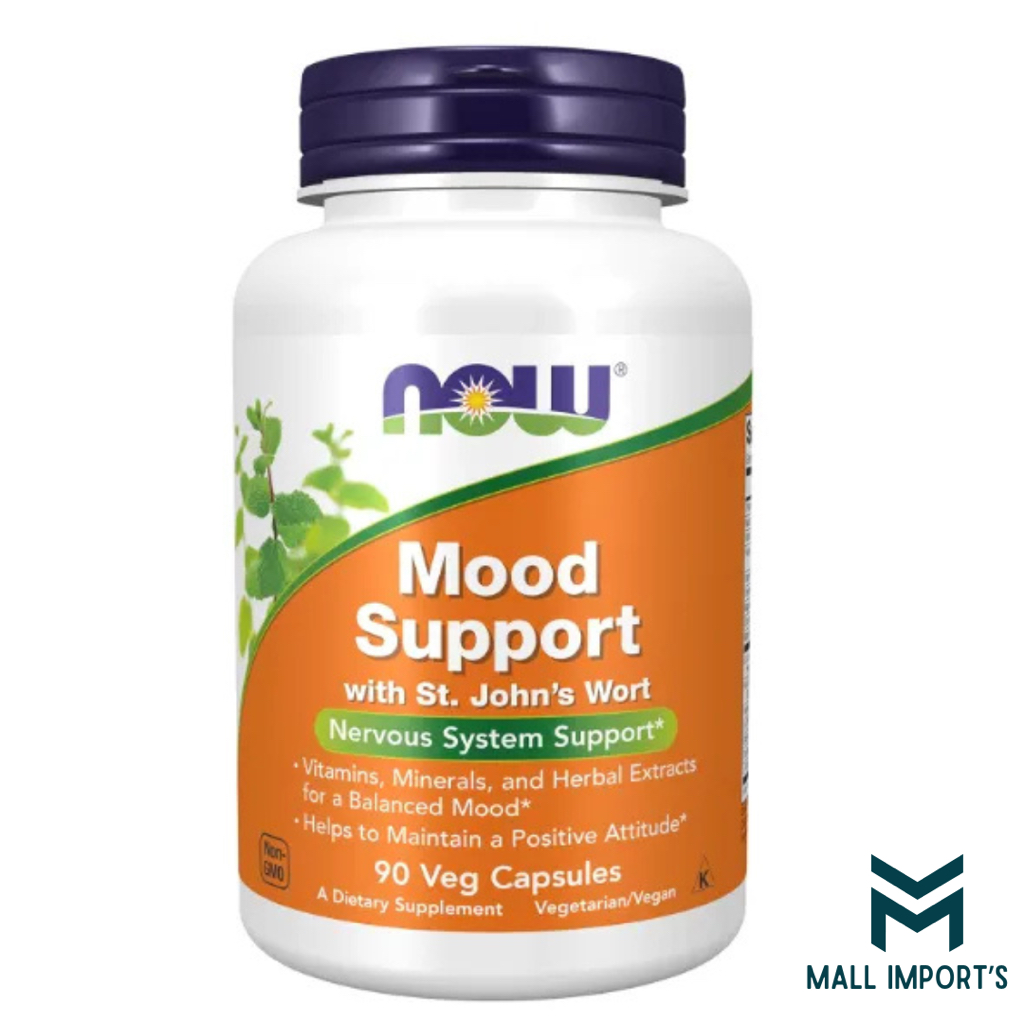 Mood Support NOW - 90 Cápsulas Veganas - Suporte ao sono | Shopee Brasil