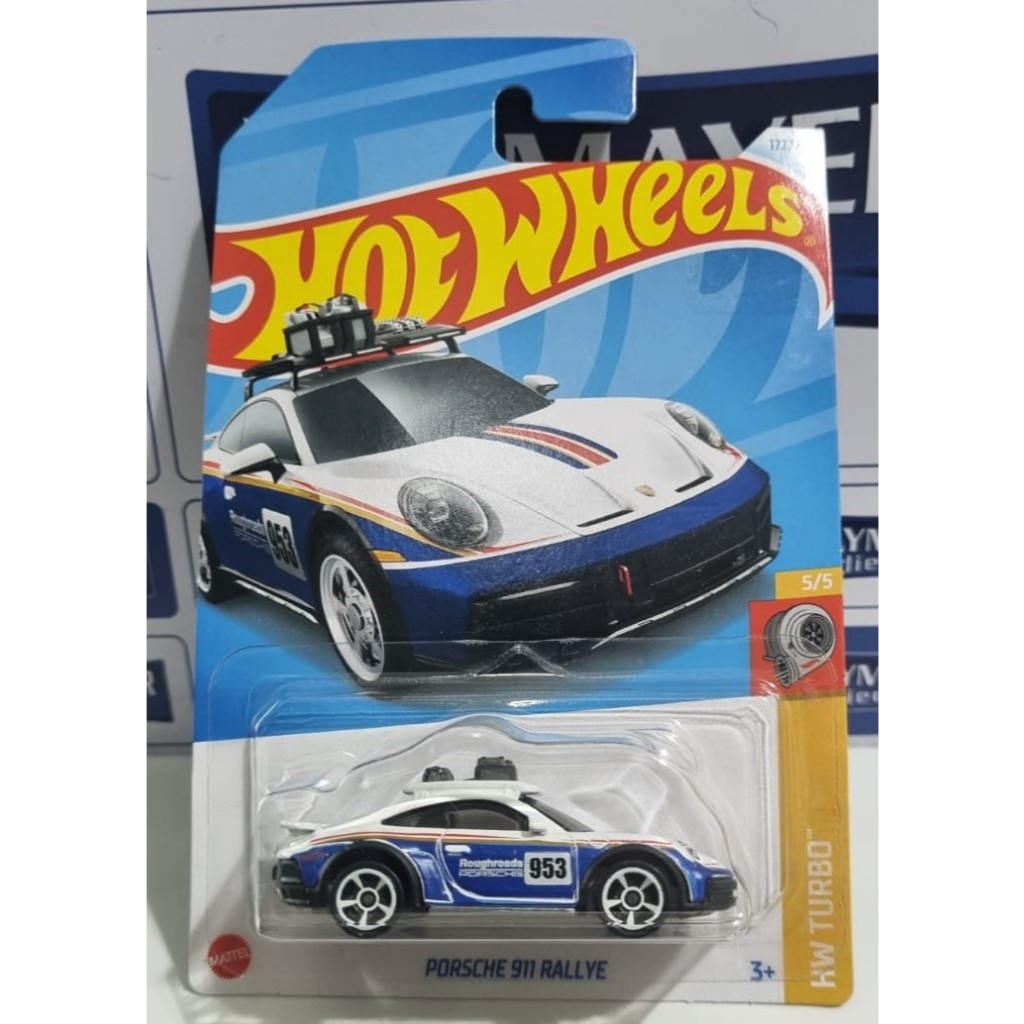 Hot Wheels Porsche 911 Rallye #953 Azul | Shopee Brasil