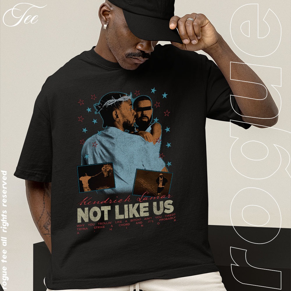 Camiseta Basica e OVERSIZED Kendrick Lamar Not Like Us Baby Drake Meme ...