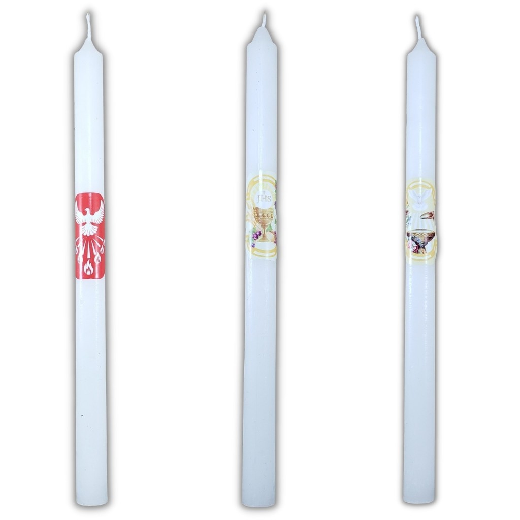 23 - Velas de Crisma , temos também batismo e primeira comunhão | Shopee Brasil