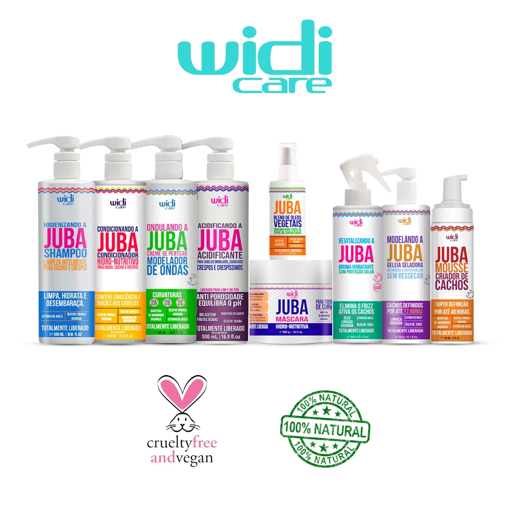 SUPER COMBO - Ondulando a JUBA - Widi Care (9 itens) | Shopee Brasil