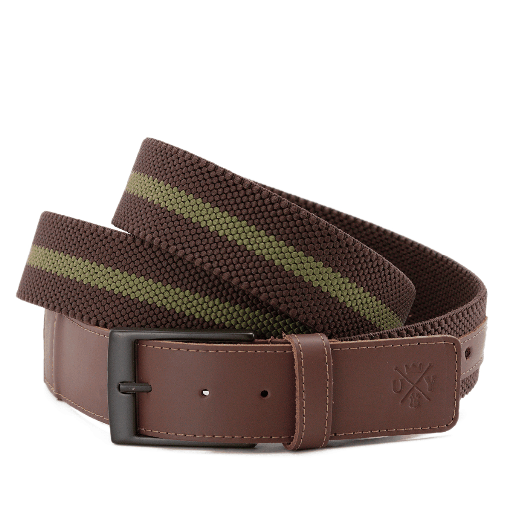 Cinto Casual Masculino Elastico + Couro Legitimo Confortavel Plus Size ...