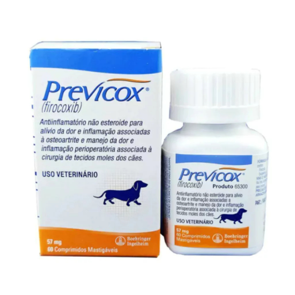 Previcox Boehringer Ingelheim 57mg C/ 60 Comprimidos | Shopee Brasil