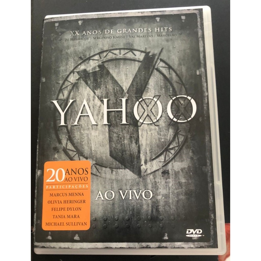 DVD Yahoo: XX 20 ANOS AO VIVO | Shopee Brasil