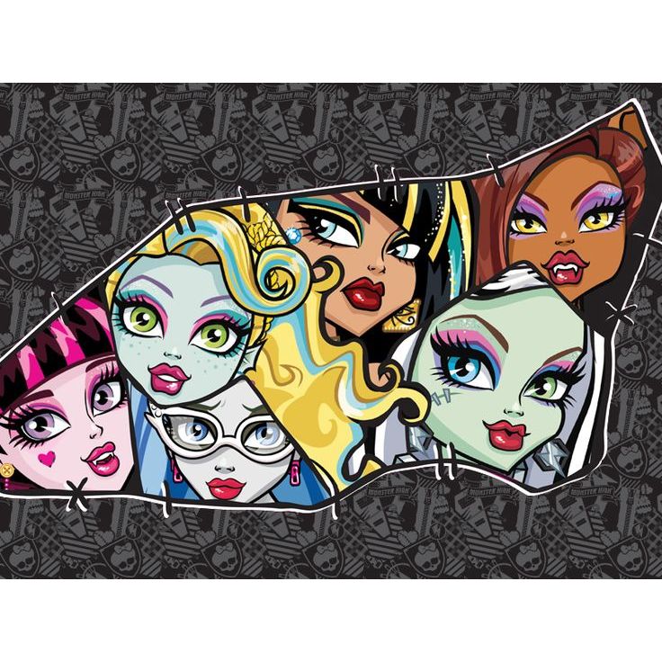Painel de Festa em Lona 2x2m Personalizado em Lona Fosca - Tema Monster ...