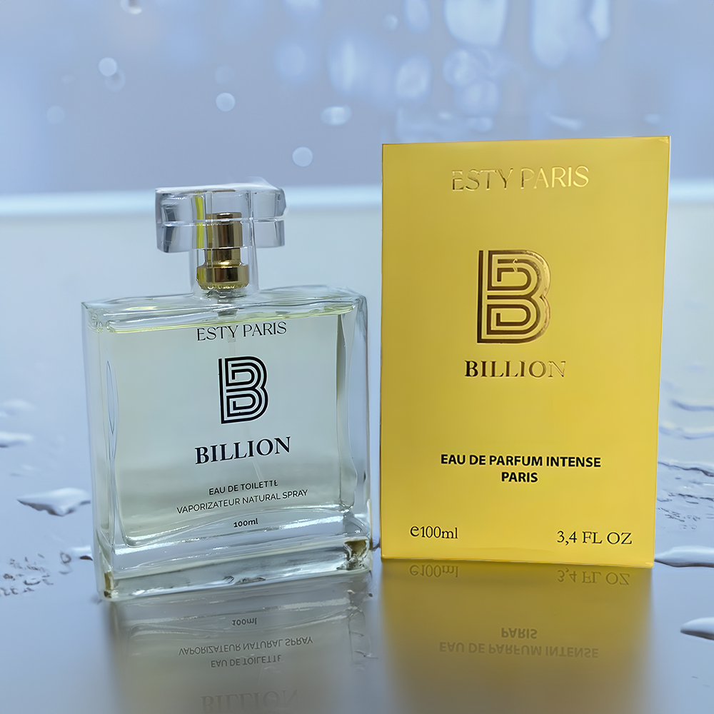 Perfume BILLION 100ml Amadeirado Especiarado Masculino Esty Paris ...