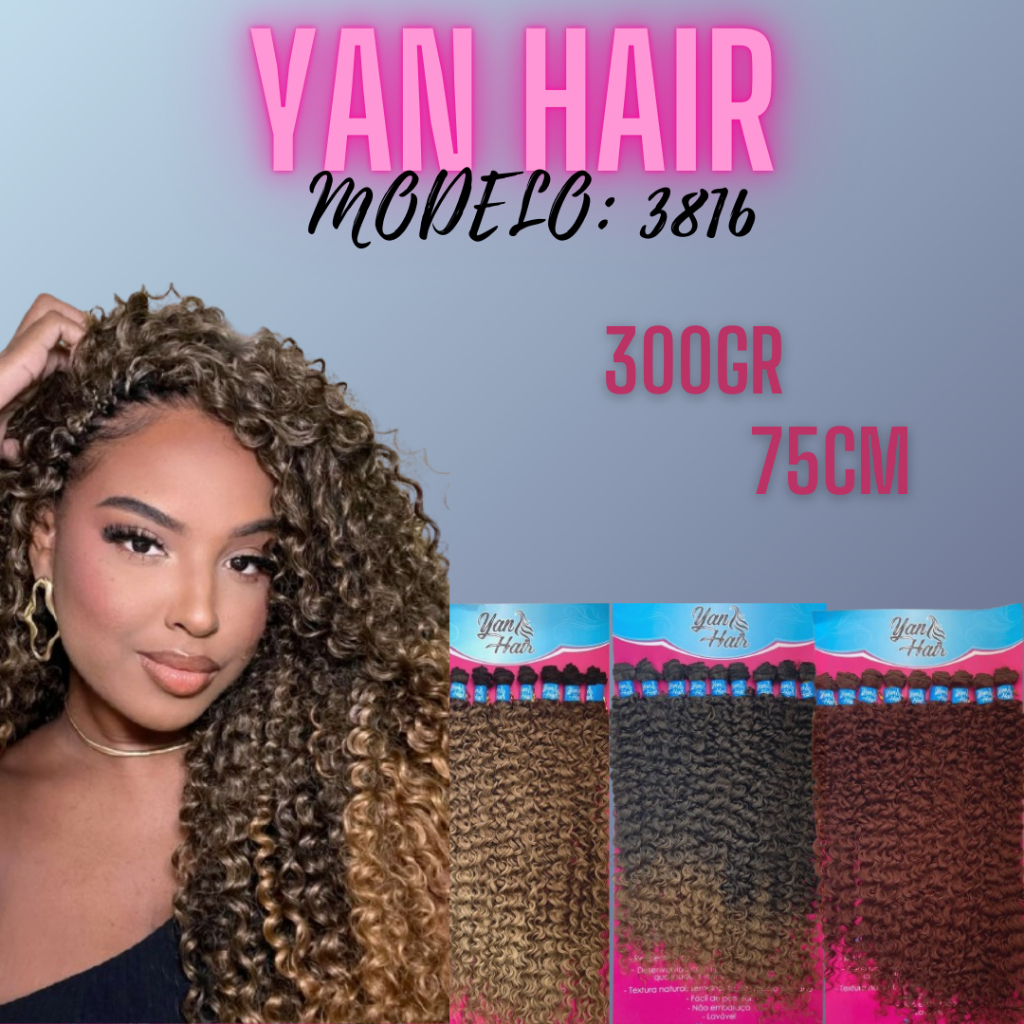 CABELO ORGANICO YAN HAIR F3816 | Shopee Brasil