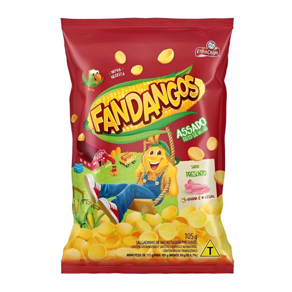 Salgadinho Fandangos Presunto 105g Elma Chips | Shopee Brasil