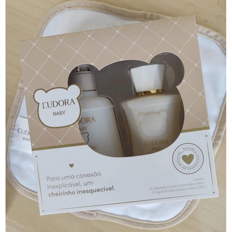 Kit Eudora baby Completo Hidratante Sabonete líquido Colônia | Shopee ...