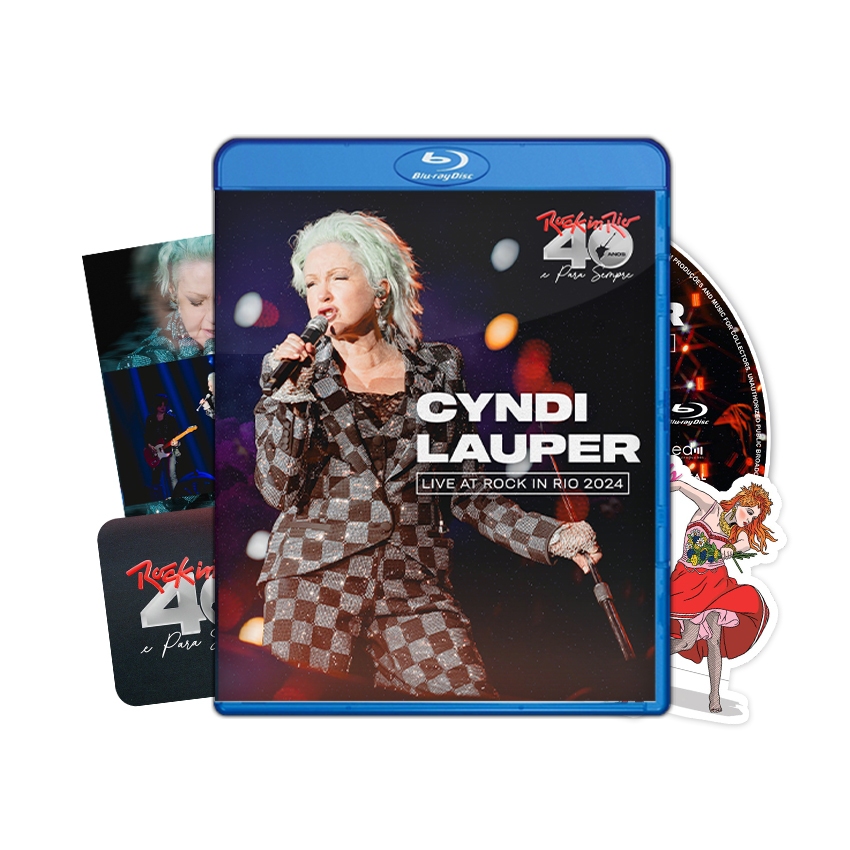 Blu-ray Cyndi Lauper - Live At Rock In Rio 2024 | Shopee Brasil
