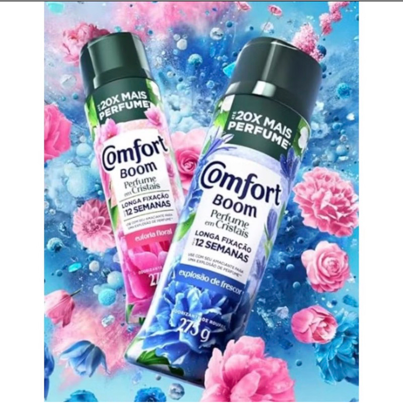 Comfort Boom Amaciante De Roupas Comfort Boom 275g Amaciante Granulado ...