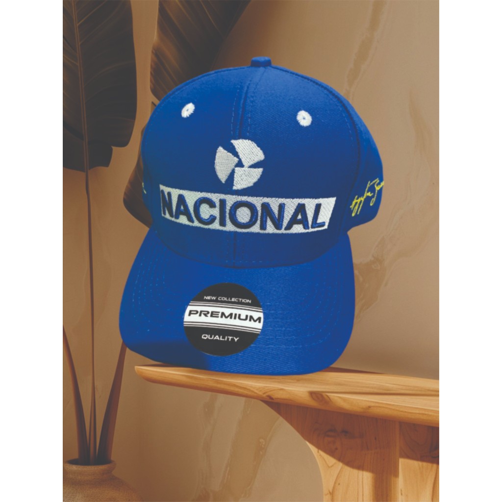 Boné Nacional Ayrton Senna Masculino Retro F1 | Shopee Brasil