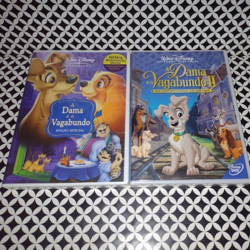 A Dama e o Vagabundo/A Dama e o Vagabundo 2 As Aventuras de Banzé DVD (Novos/Lacrados) | Shopee ...