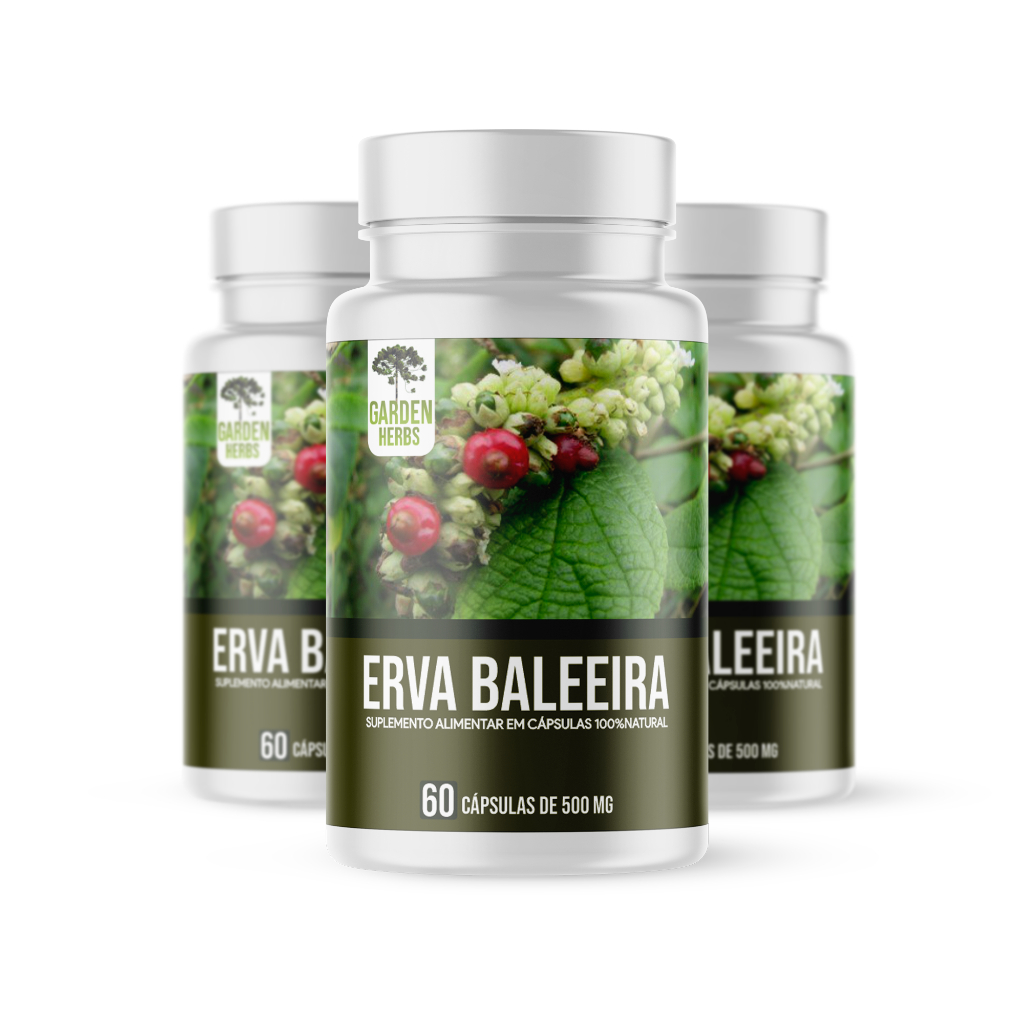 Erva Baleeira ( Extrato 100%Puro ) 500 Mg - 60 Cápsulas - Kit 3 Unidades | Shopee Brasil