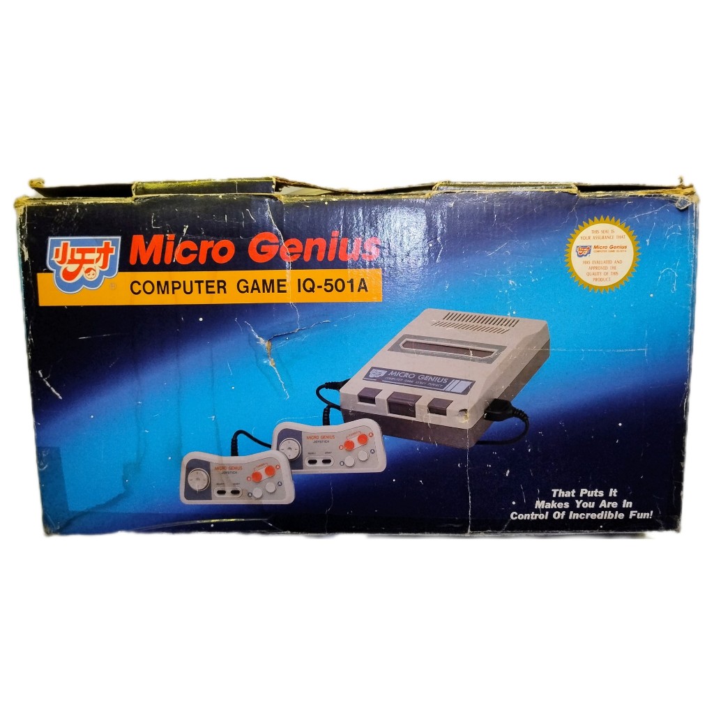 Micro Genius Computer Game Clones Famicom Nintendinho 8bits Na Caixa ...
