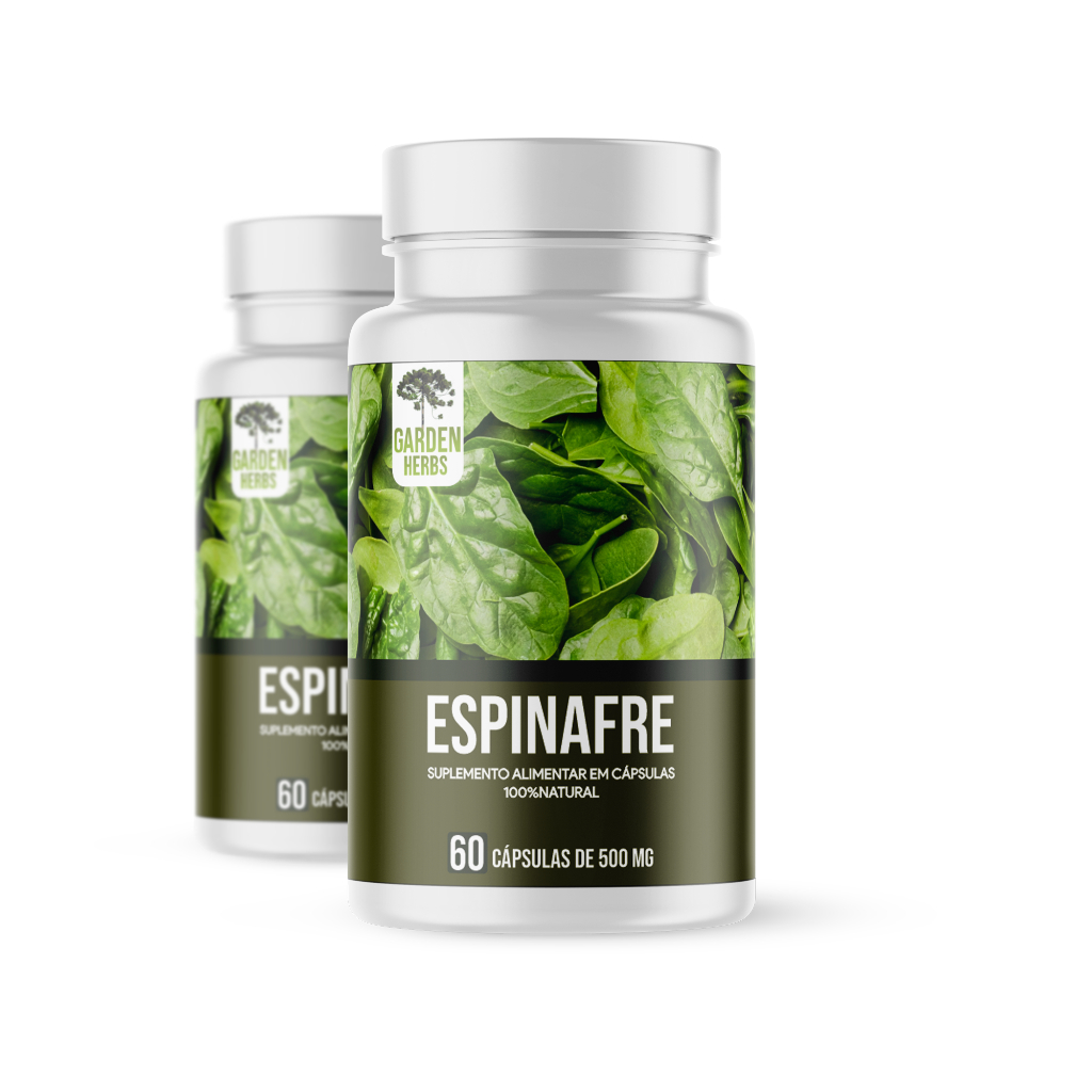 Espinafre (Extrato 100%Puro) 500 Mg - 60 cápsulas - Kit 2 unidades | Shopee Brasil
