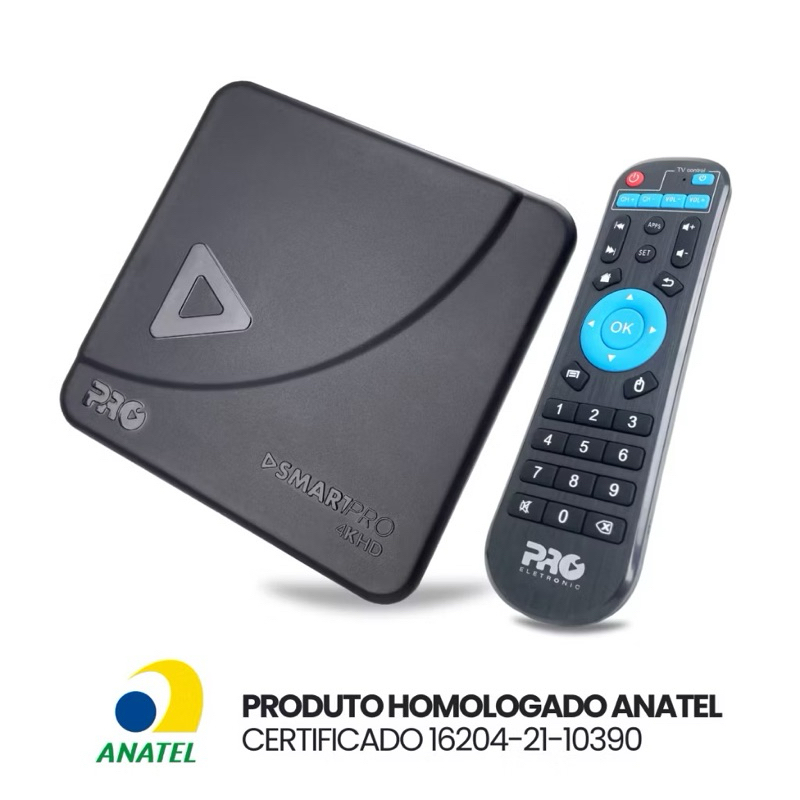 SmartPRO 4K HD Streaming player Transforma sua TV em Smart TV ...