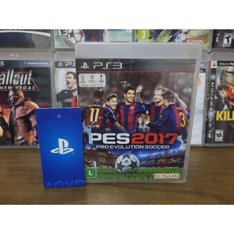 PES 2017 PS3 - CD Original Mídia Física | Shopee Brasil