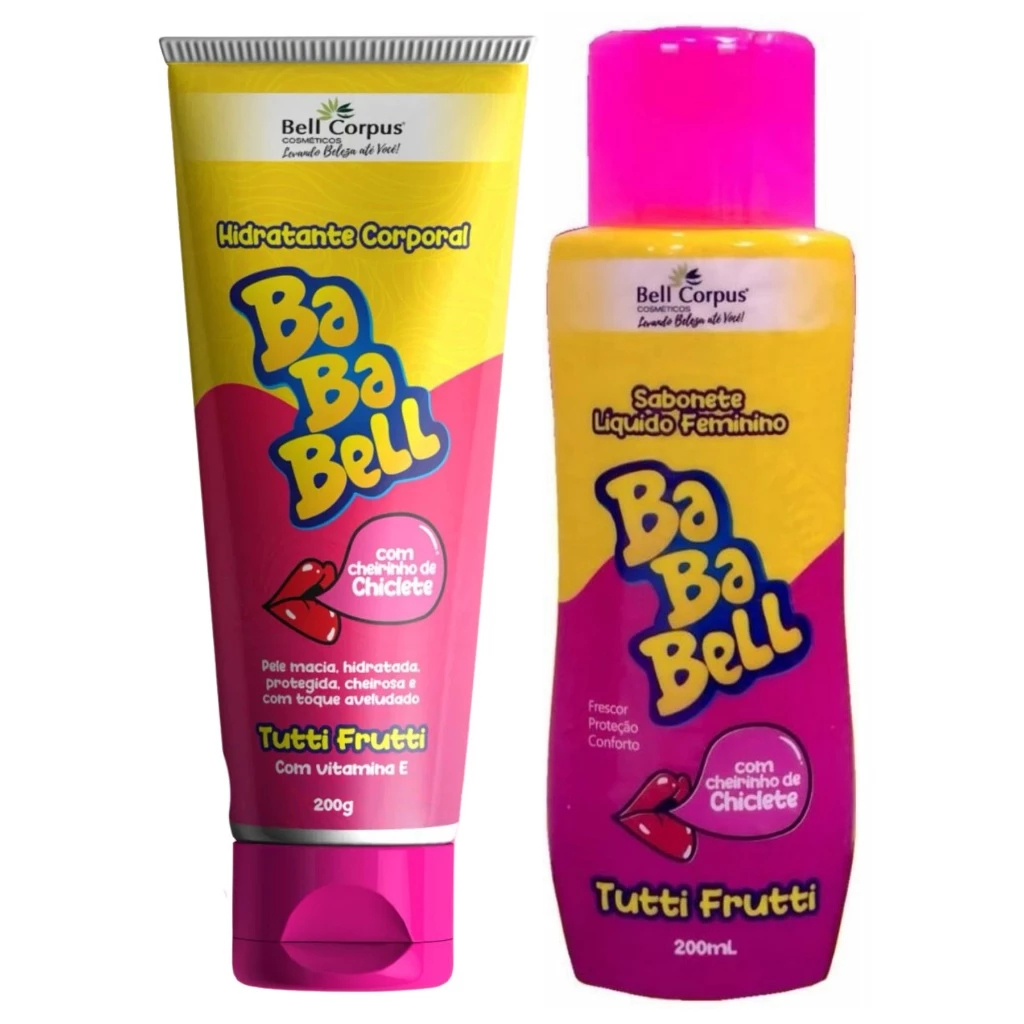 Kit Hidratante Corporal e Sabonete Líquido Bababell (Babaloo) Tutti ...
