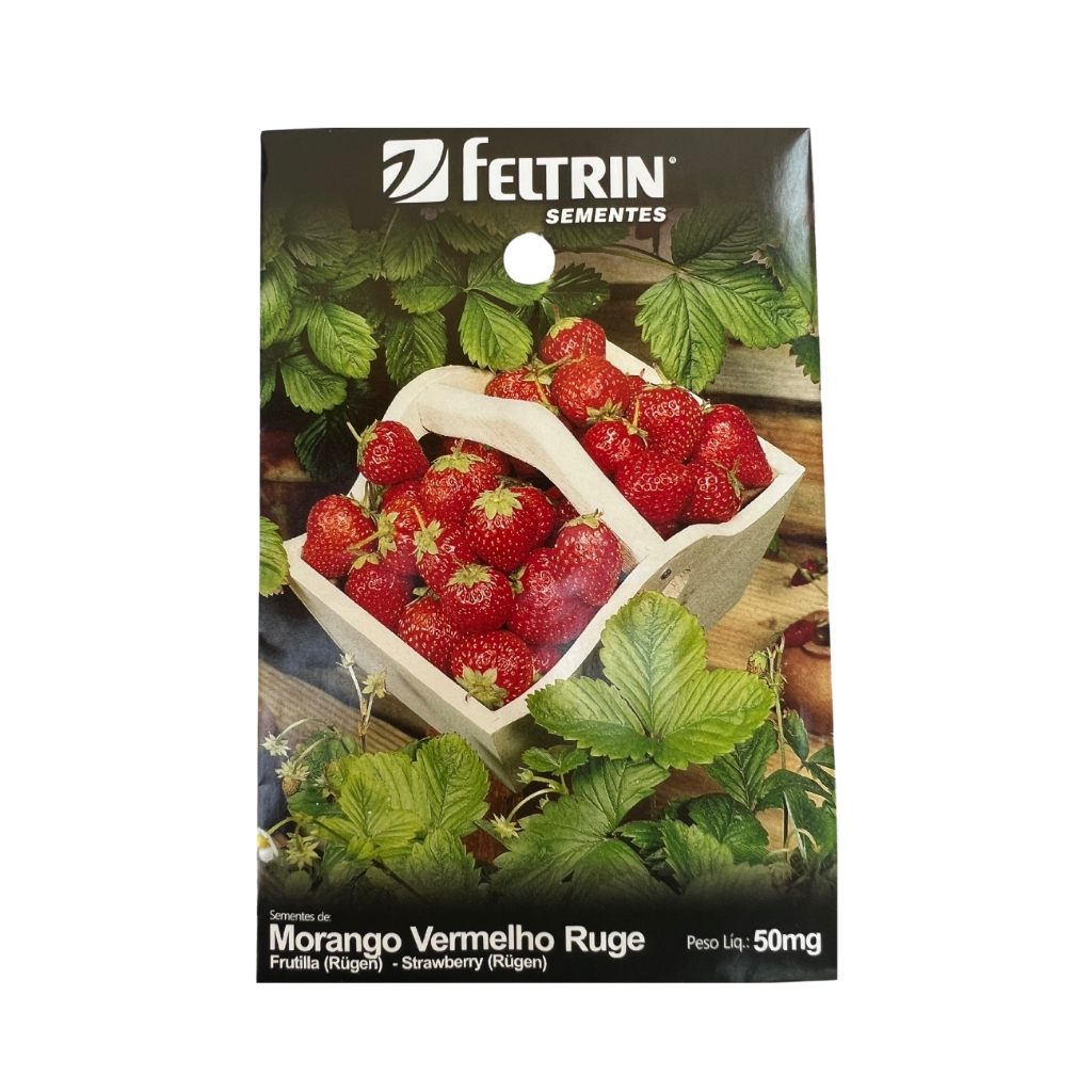 Até 450 Sementes de Morango Gigante Francês - Feltrin | Shopee Brasil