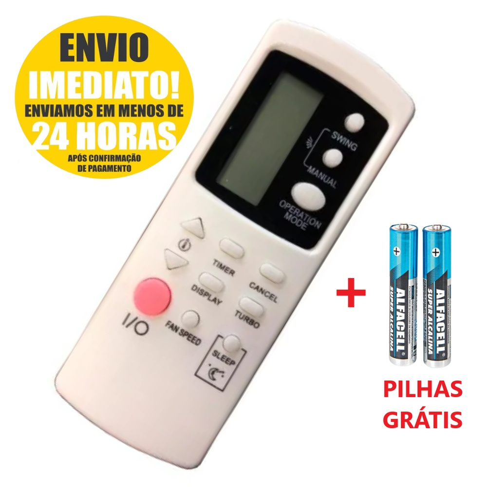 Controle Remoto Universal para Ar Condicionado Philco Split Compativel ...