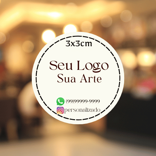 101 | Adesivos Personalizados | 3x3 cm | Recorte Eletrônico | Shopee Brasil
