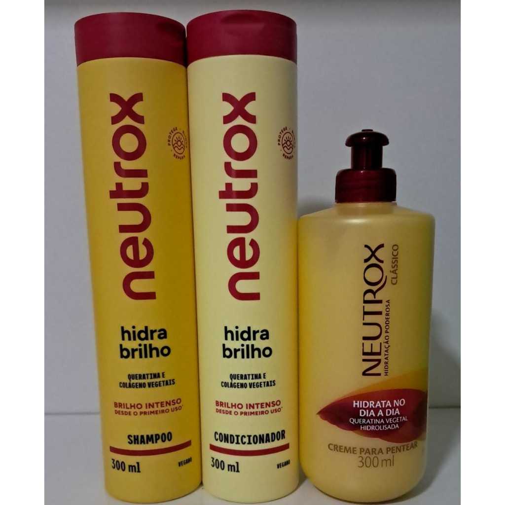 Kit Neutrox Clássico Shampoo+condicionador+creme De Pentear | Shopee Brasil