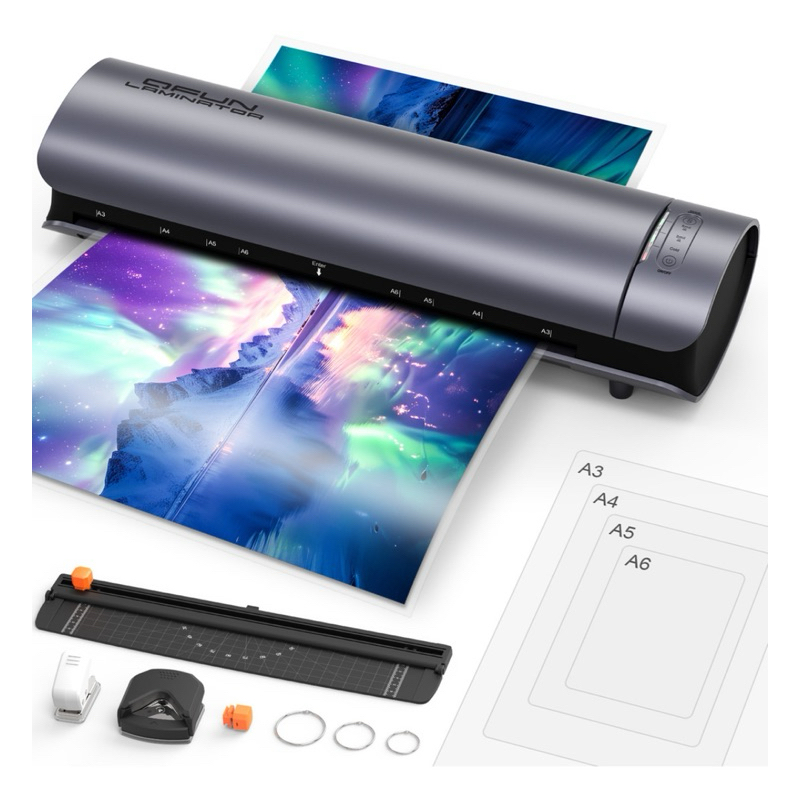 Laminadora E Plastificadora Térmica/fria A3/a4/a5/a6 + Cortador De ...