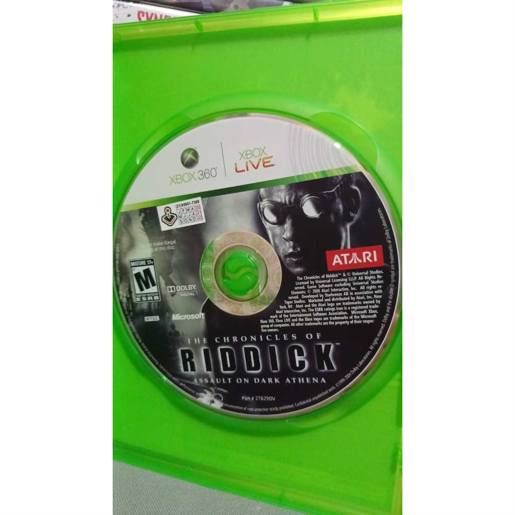 The Chronicles of Riddick Assault on Dark Athena Xbox 360 Jogo ...