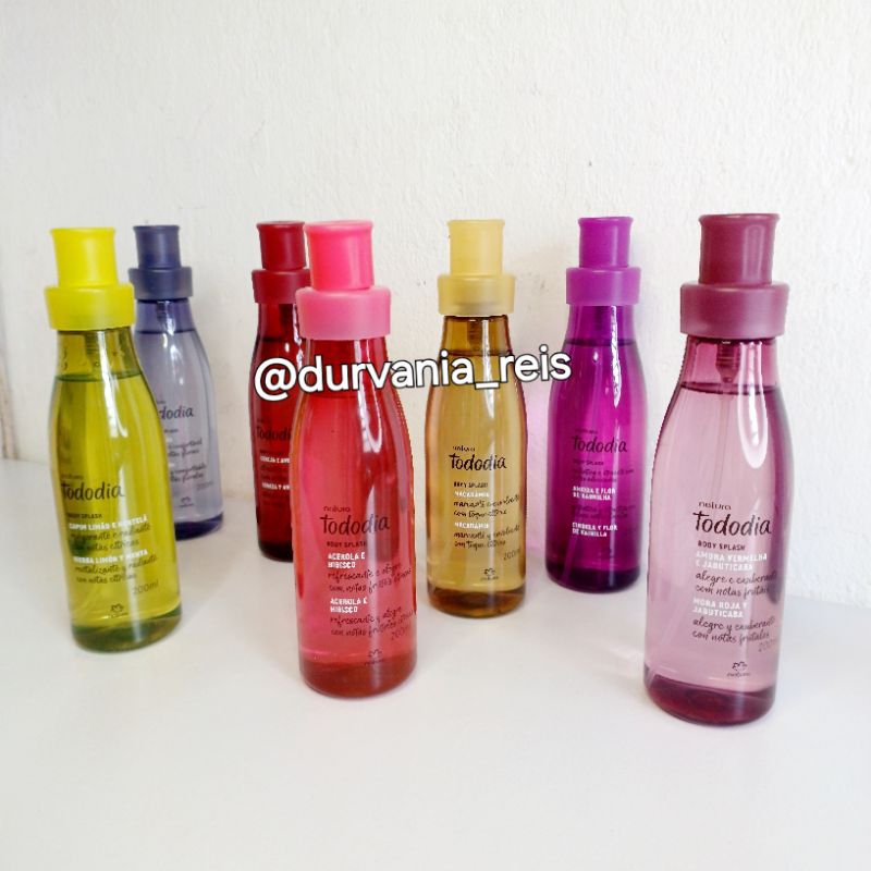Body Splash Spray Corporal Natura Tododia 200ml Escolha a seu | Shopee ...
