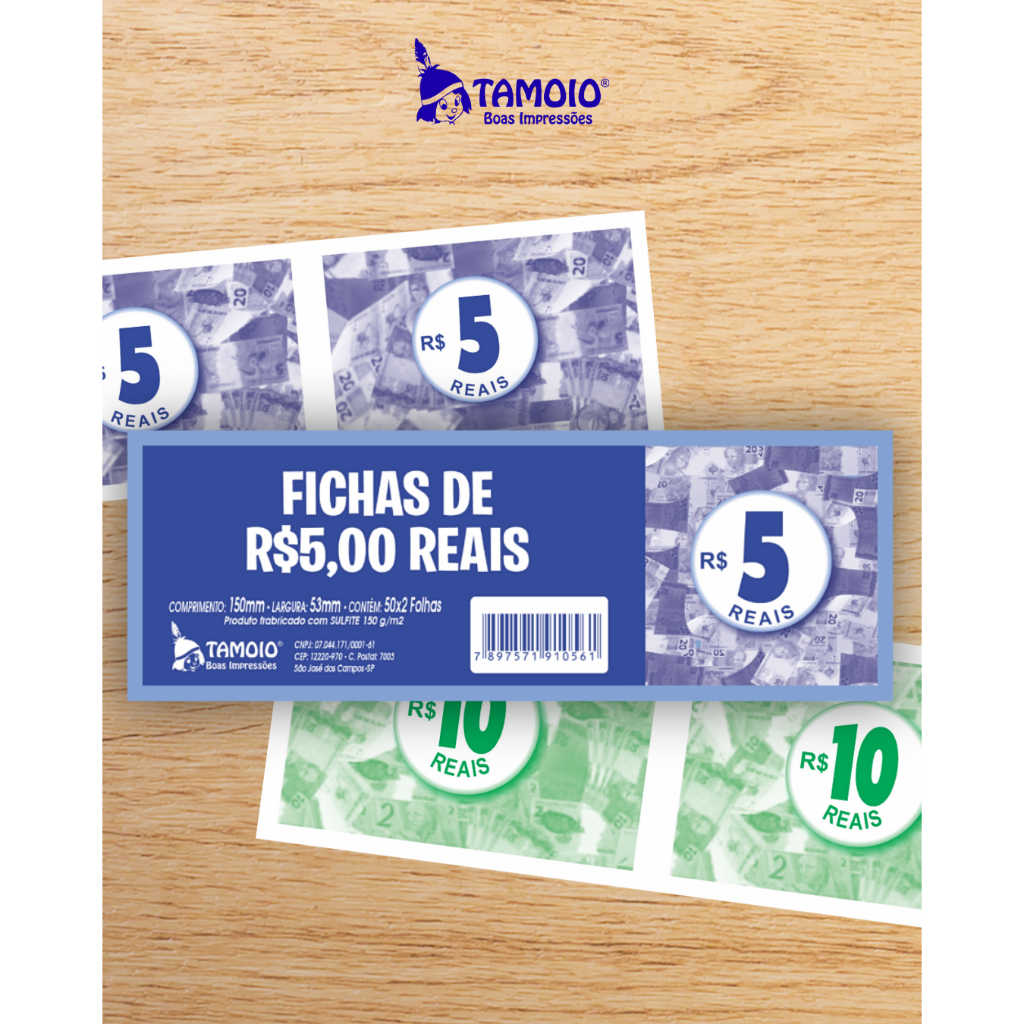 FICHA DE PREÇO PARA FESTA JUNINA 10 BLOCOS - PREÇO R$1 - R$2 - R$5 - R ...