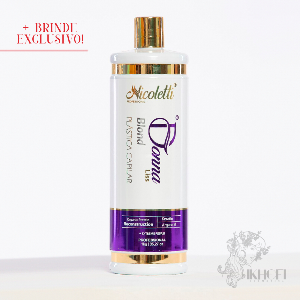 Progressiva Donna Liss Blond - Nicoletti 1L | Shopee Brasil