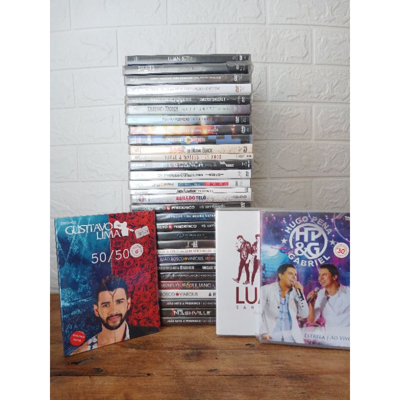 dvds Sertanejos 15 dvds lacrados | Shopee Brasil