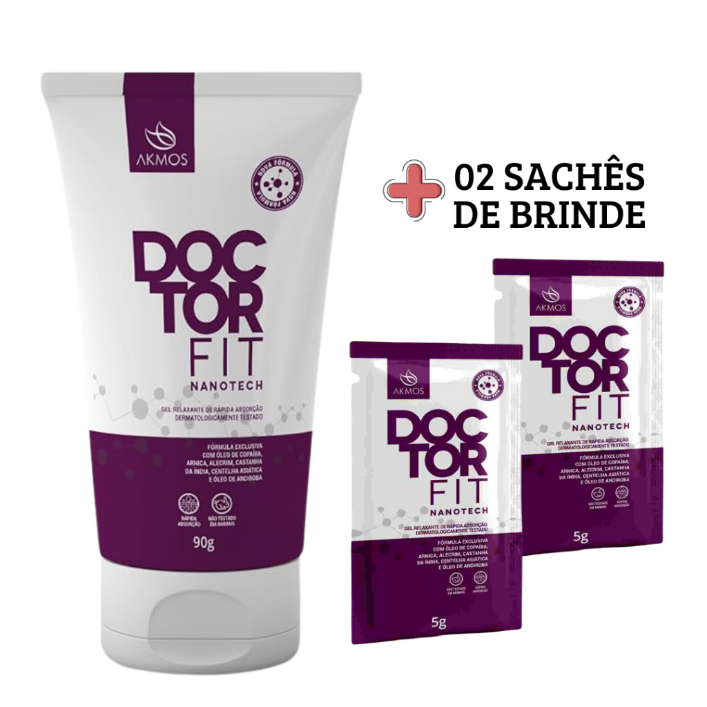 Doctor Fit Akmos Nanotech - Gel Relaxante, Alívio Das Dores | Shopee Brasil