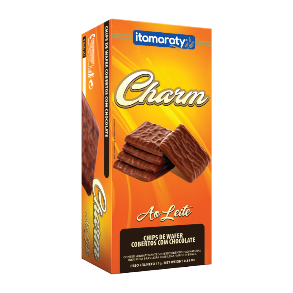 Chips de Wafer Coberto Charm 40g | Shopee Brasil
