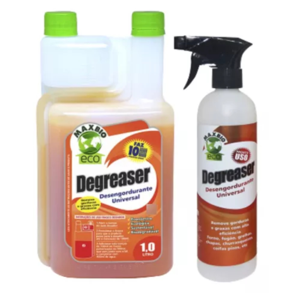 Kit Degreaser ECO Desengordurante com Pulverizador 1L Maxbio | Shopee ...