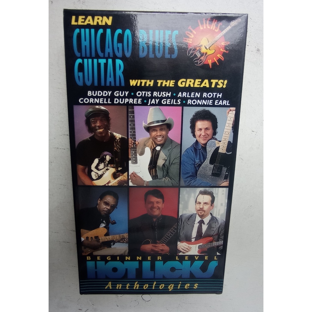 Fita VHS - Lear Chicago Blues Guitar With The Grats - Buddy Guy e ...