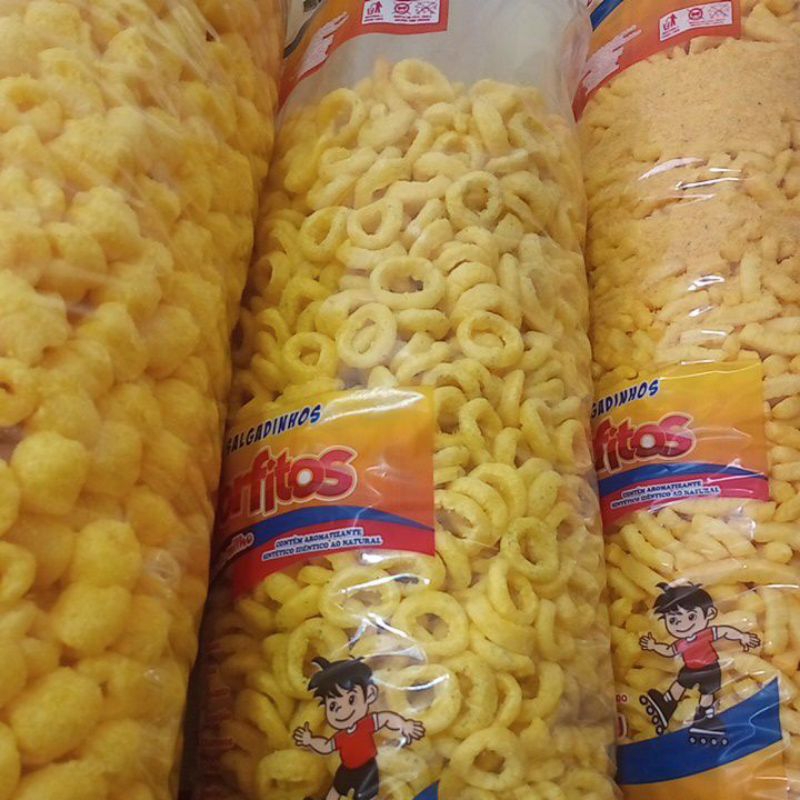 salgadinho de milho sabor cebola / Bacon Pizza e Presunto 1KG gramas ,fale no chat o sabor de ...