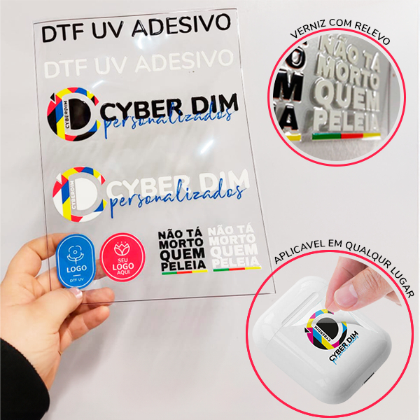 ADESIVO DTF UV PARA MATERIAIS RÍGIDOS | Shopee Brasil