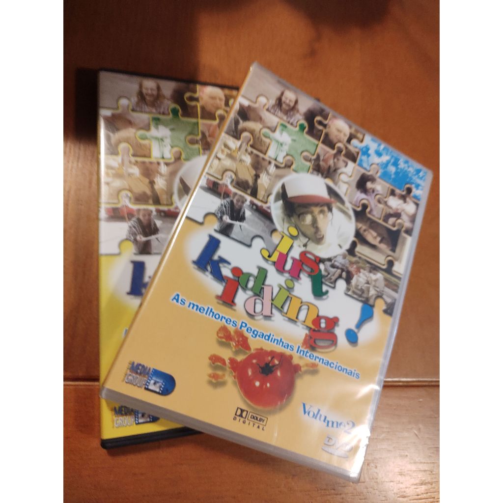 DVD pegadinhas internacionais Just Kidding 2 DVDS original | Shopee Brasil
