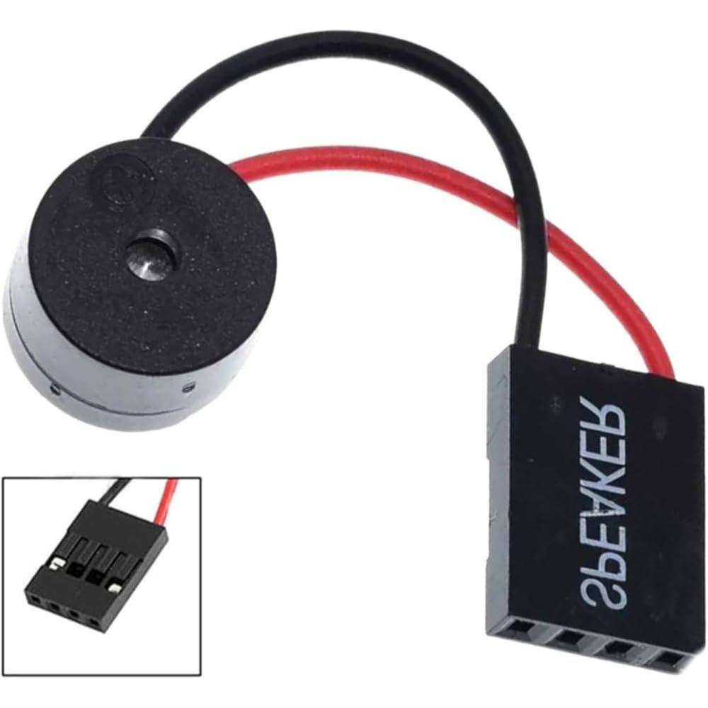 Kit com 04 Buzzer Speaker Beep Alto-falante Para Placa Mãe CPU Desktop ...