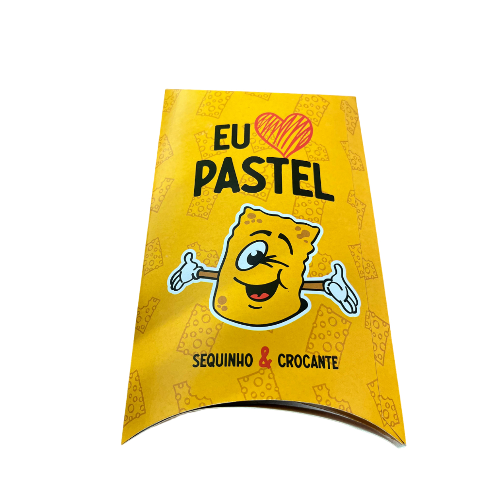 100 Embalagem Caixa Pastel Delivery M Viagem Amo Pastel | Shopee Brasil